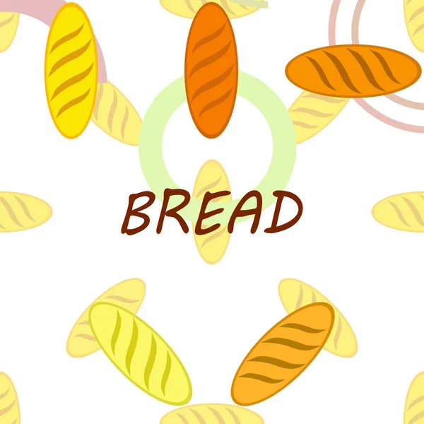 Bakery background. Line graphics. The collection of bread. Bread House ...