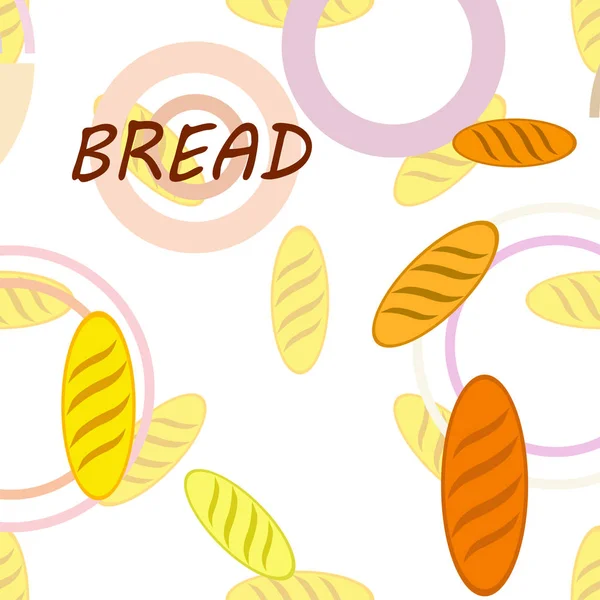 Bakery background. Line graphics. The collection of bread. Bread House ...