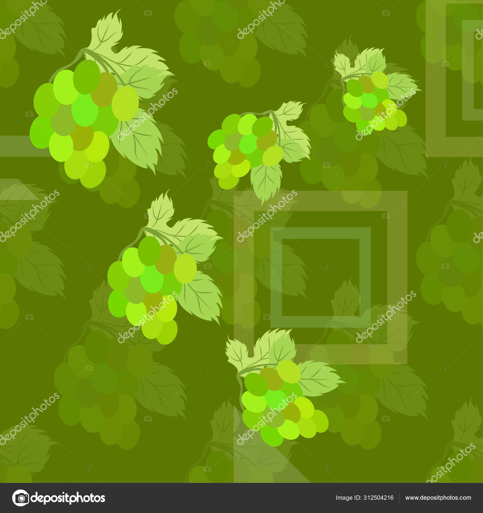 Grape with leaf. Vector elements for design Stock Vector Image by ...