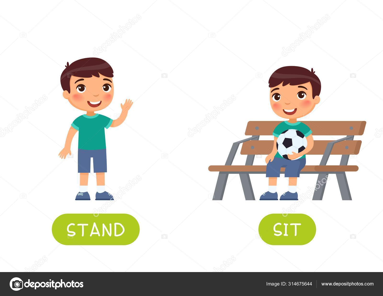 Educational Flash Card Little Child Template Word Card English Language ...