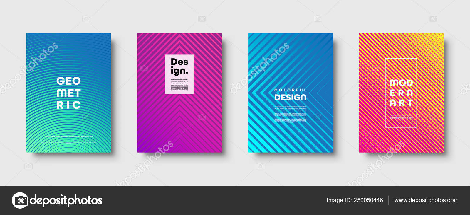 Modern abstract background with geometric shapes and lines. Colorful ...