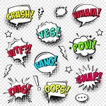 Comic Sound Effects set2 Stock Vector Image by ©Fourleaflovers #40368767