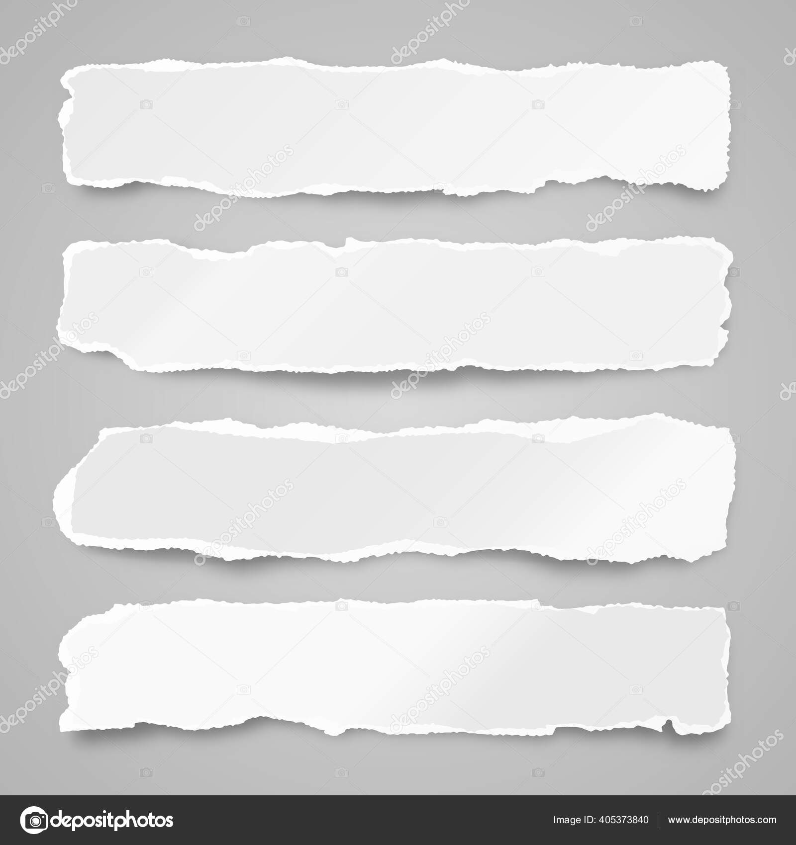 Torn Notebook Paper Edge