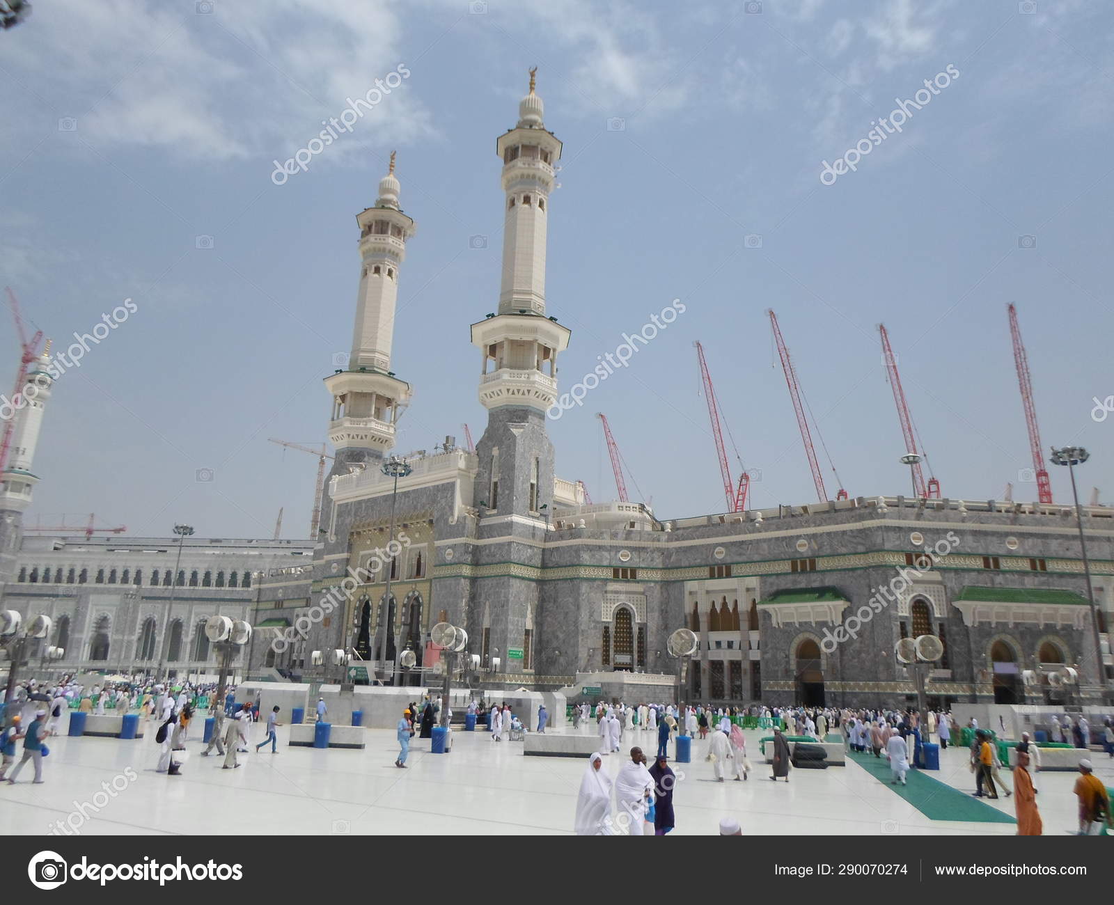 Saudi Arabia Mecca June 2015 Kaaba Top Crane Fell 300 — Stock Editorial ...