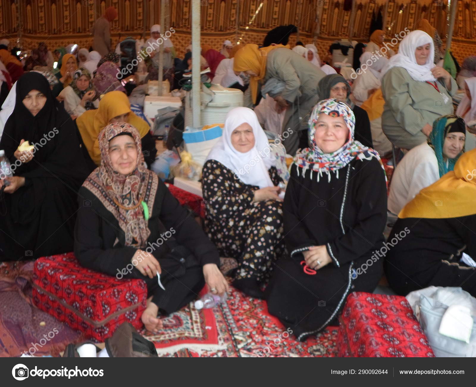 Saudi Arabia Mecca June 2019 Muslims Worship Holy Land — Stock ...