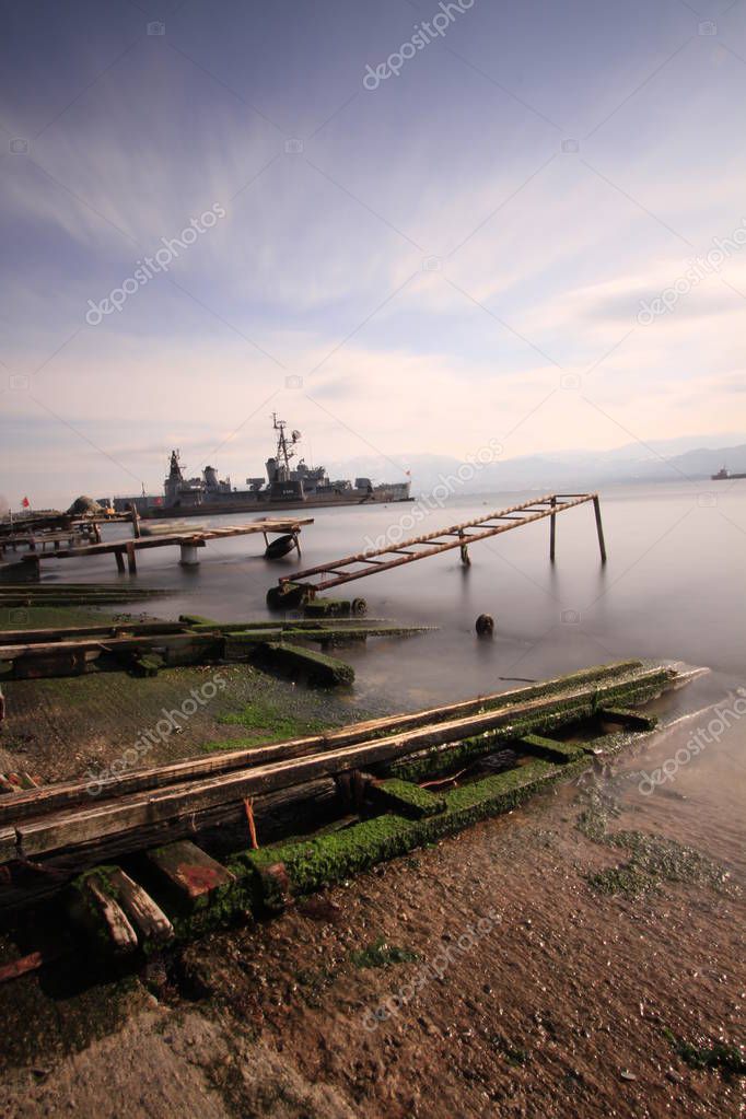 Camino de madera Seka Park zmit, Turquía 2022