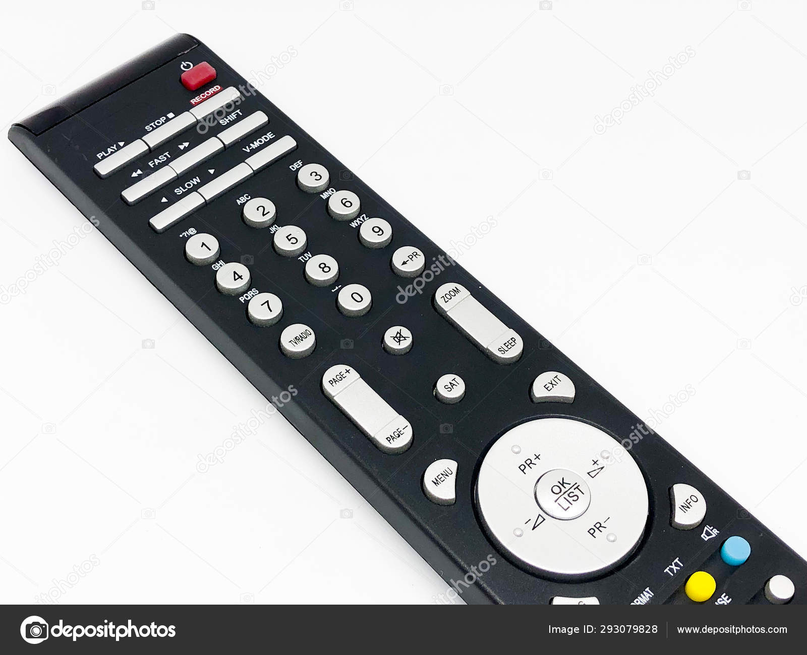 Remote Controls Isolated White Background – Stock Editorial Photo ...