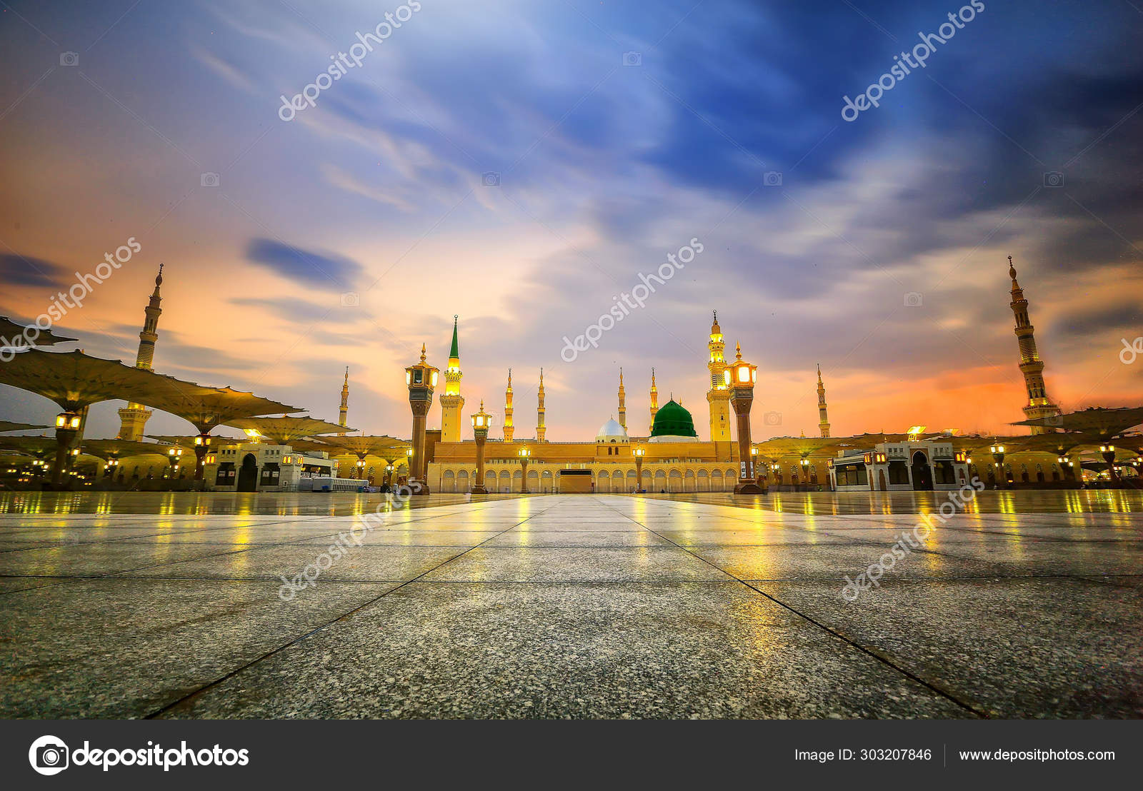 Masjid Nabawi Sunset