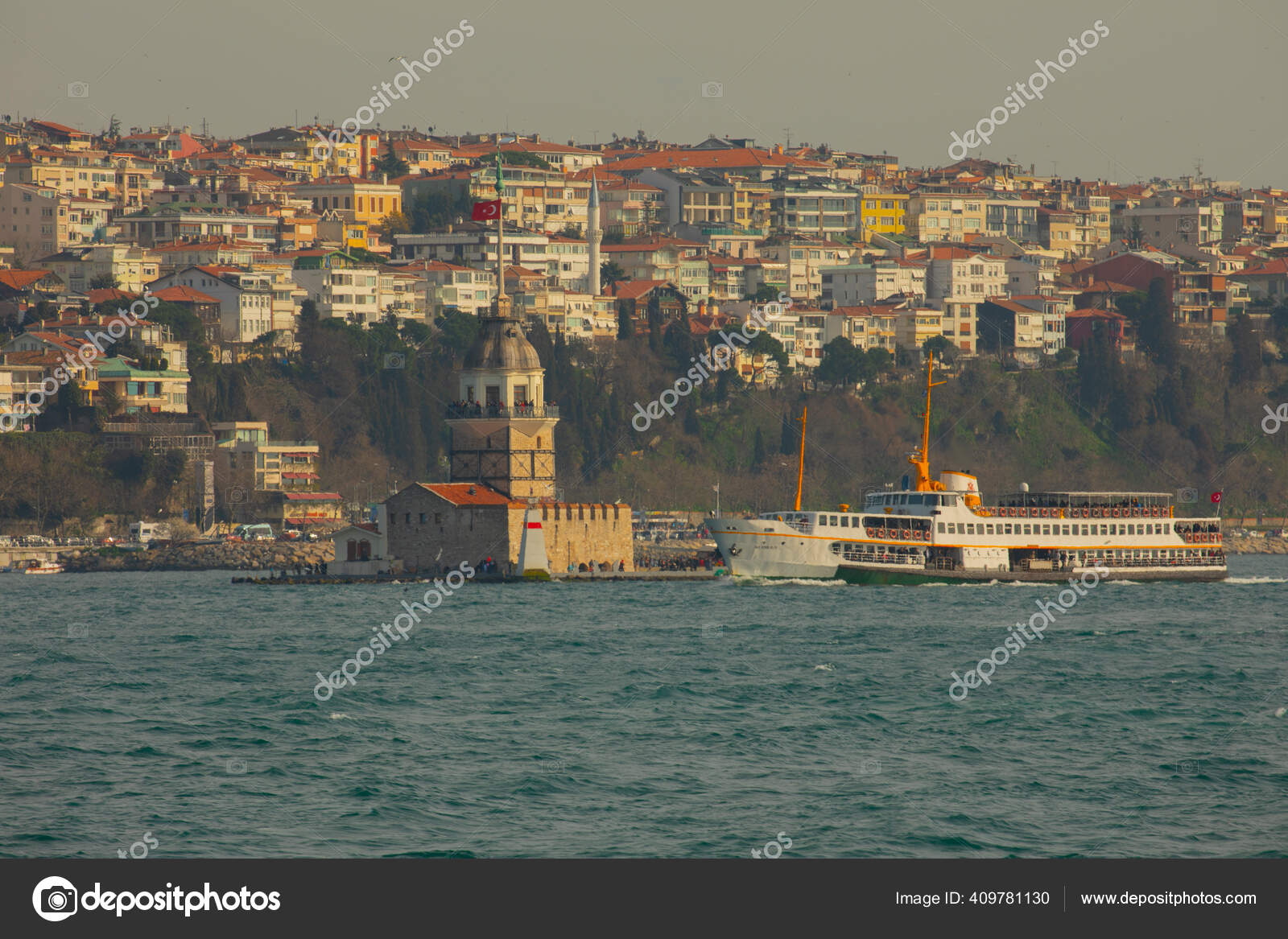 Metropolitan Istanbul View Maiden Tower Hagia Sophia Sultanahmet Mosque ...