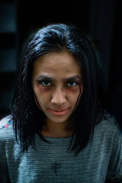 Women makeup ghost face in halloween festival - Stock Image - Everypixel