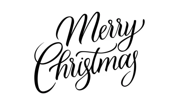 Merry Christmas In Fancy Writing