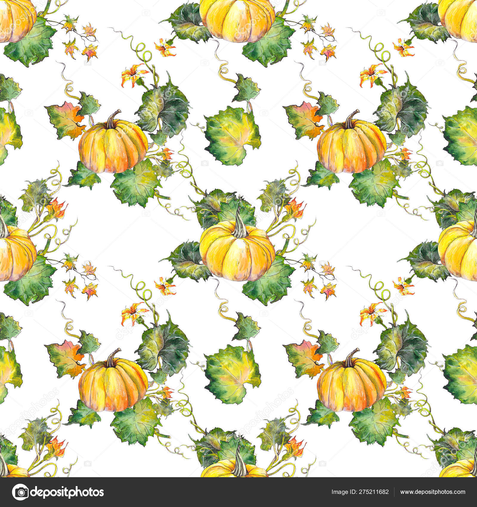 Pumpkin Leaf Pattern