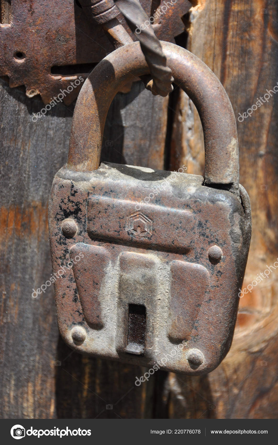 Old Rusty Padlock Background Stock Photo by ©brnmanzurova.gmail.com ...