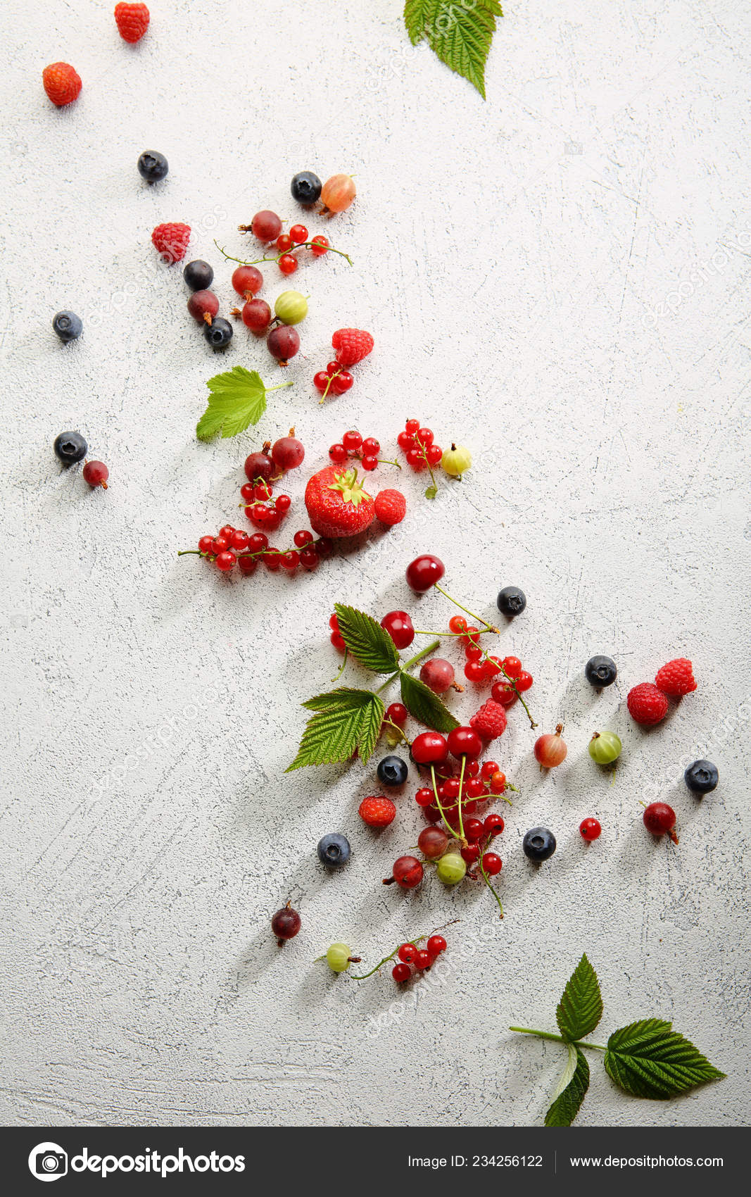 White Background Berries — Stock Photo © olhaafanasieva #234256122