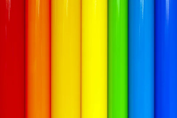 Rolls Colored Vinyl Film Isolated Black Background Stock Photo by ...