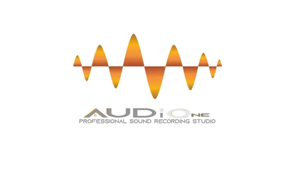 Audio Dance Music Logo Concept Sound Wave Recording Studio Emblem Stock ...