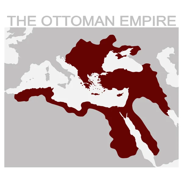 Ottoman empire map imágenes de stock de arte vectorial | Depositphotos