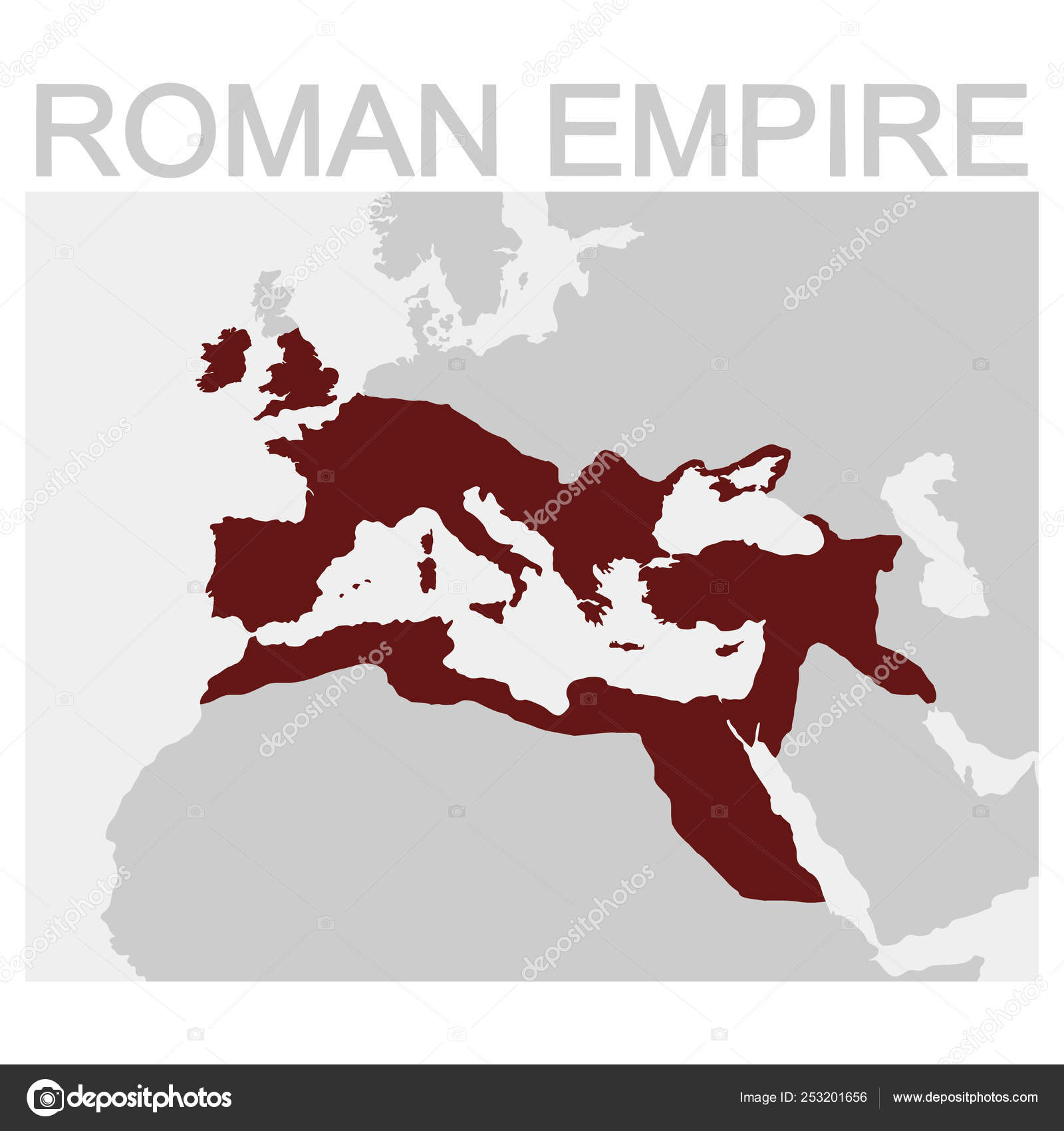 Mapa Del Imperio Romano Tamaño Del Imperio Romano A Su Altura Vs