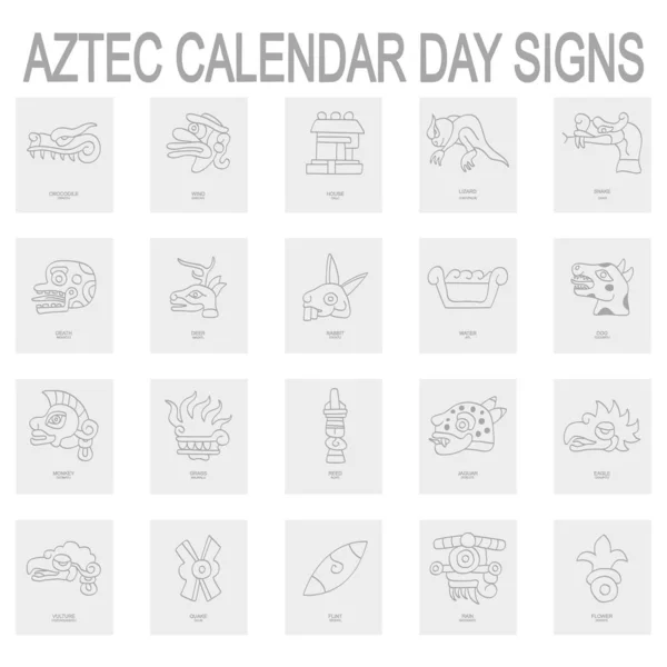Monochrome Icon Set Australian Aboriginal Symbols Your Design — Stock ...