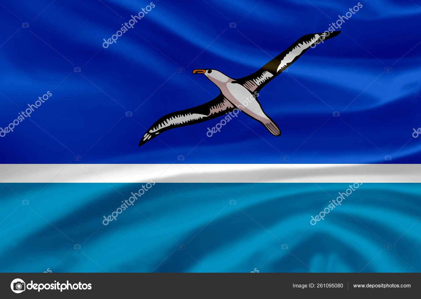 Midway Islands waving flag illustration. — Stock Photo © Stockphoto-RBL ...
