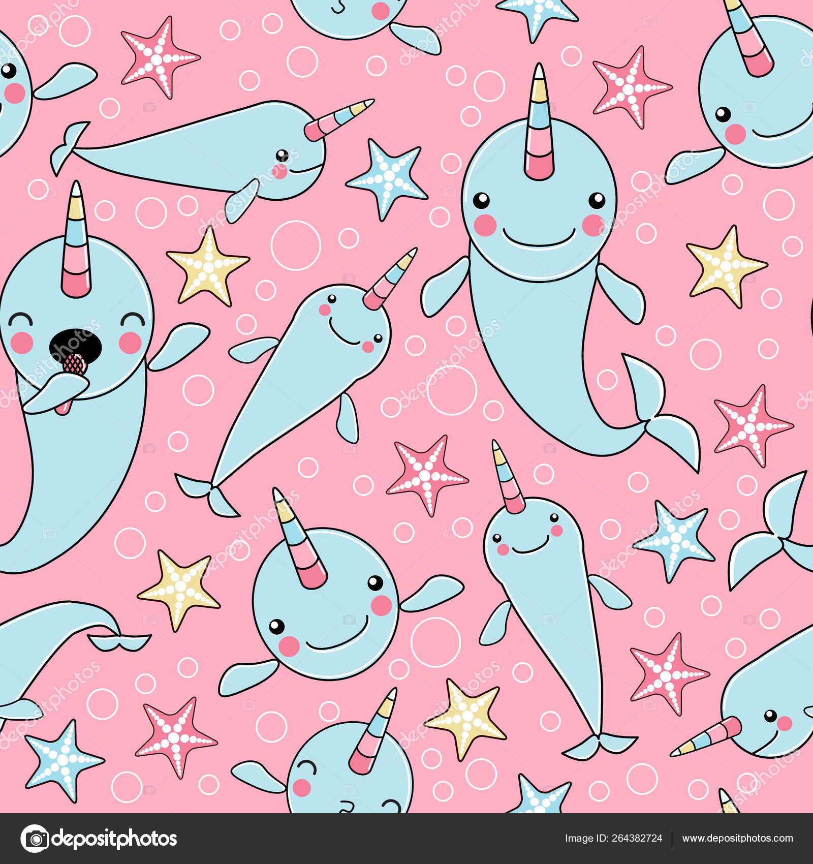 Cute Narwhal Wallpaper