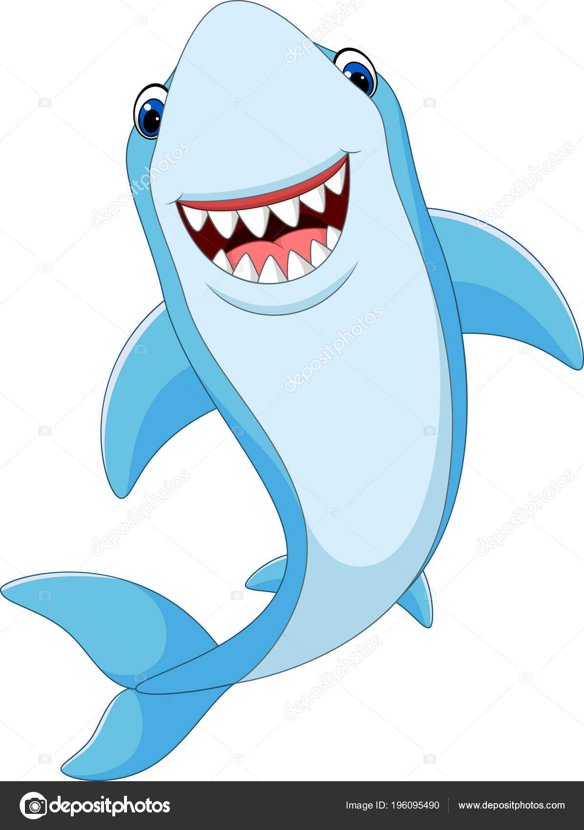 Friendly Shark Clipart