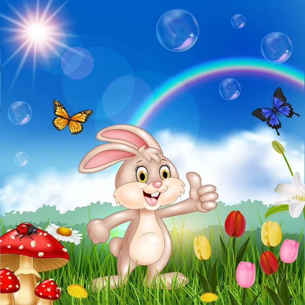 Cartoon Rabbit Carrying Easter Egg Stock Vector Image by ©tigatelu ...