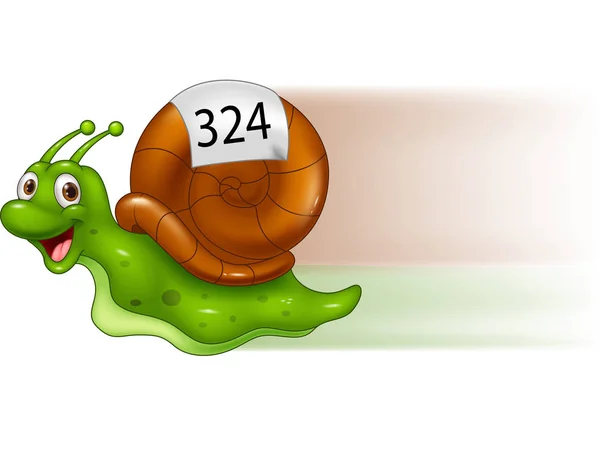 Vicces rajzfilm csiga Vector Art Stock Images | Depositphotos