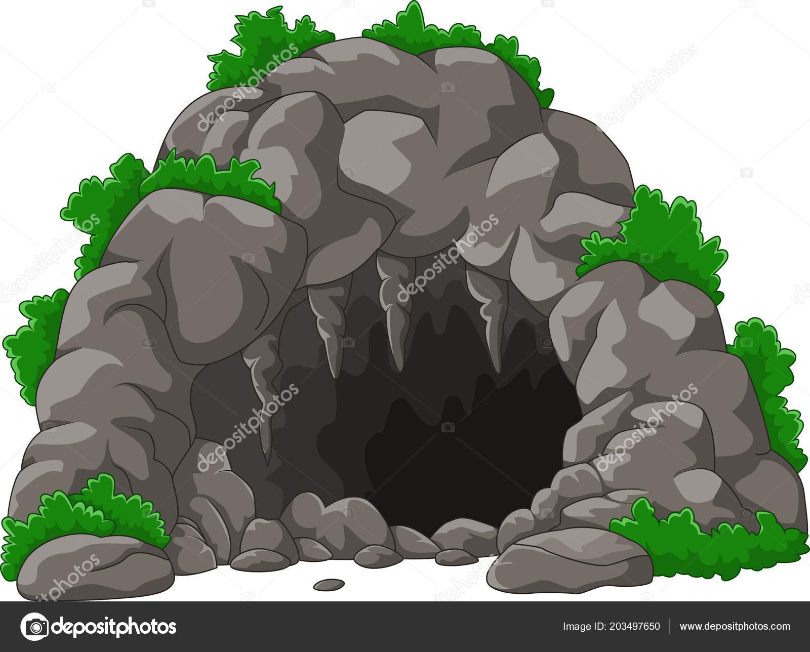 Cartoon Cave Stalactites Stock Vector Image by ©tigatelu #203497650