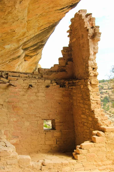 Buildings Ruins Ancient Pueblo Cliff City Mesa Verde Colorado Stock ...