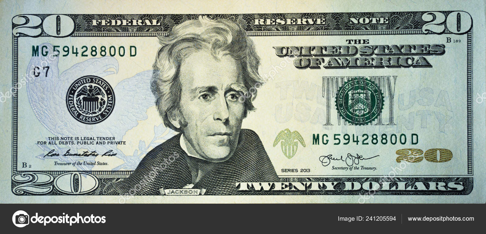 Tải về 20 dollar bill with black background đen, chất lượng HD