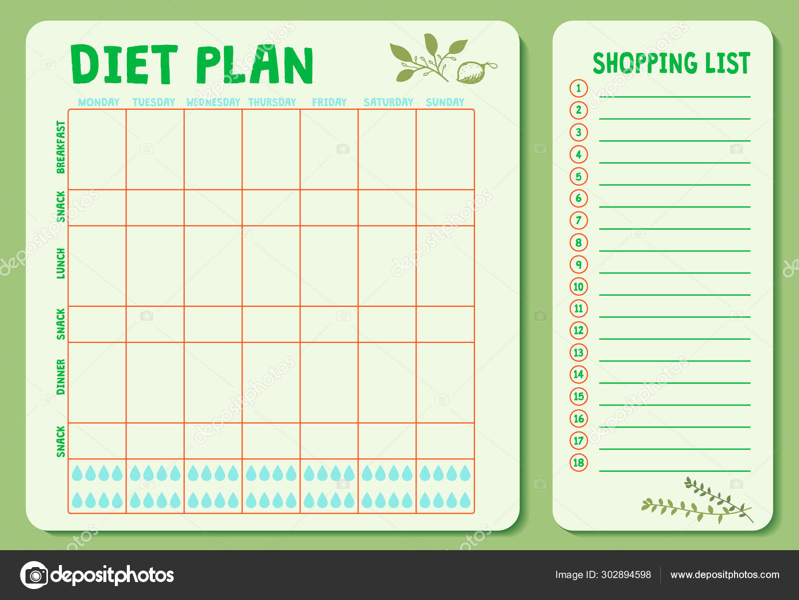 Healthy Eating Plan Template