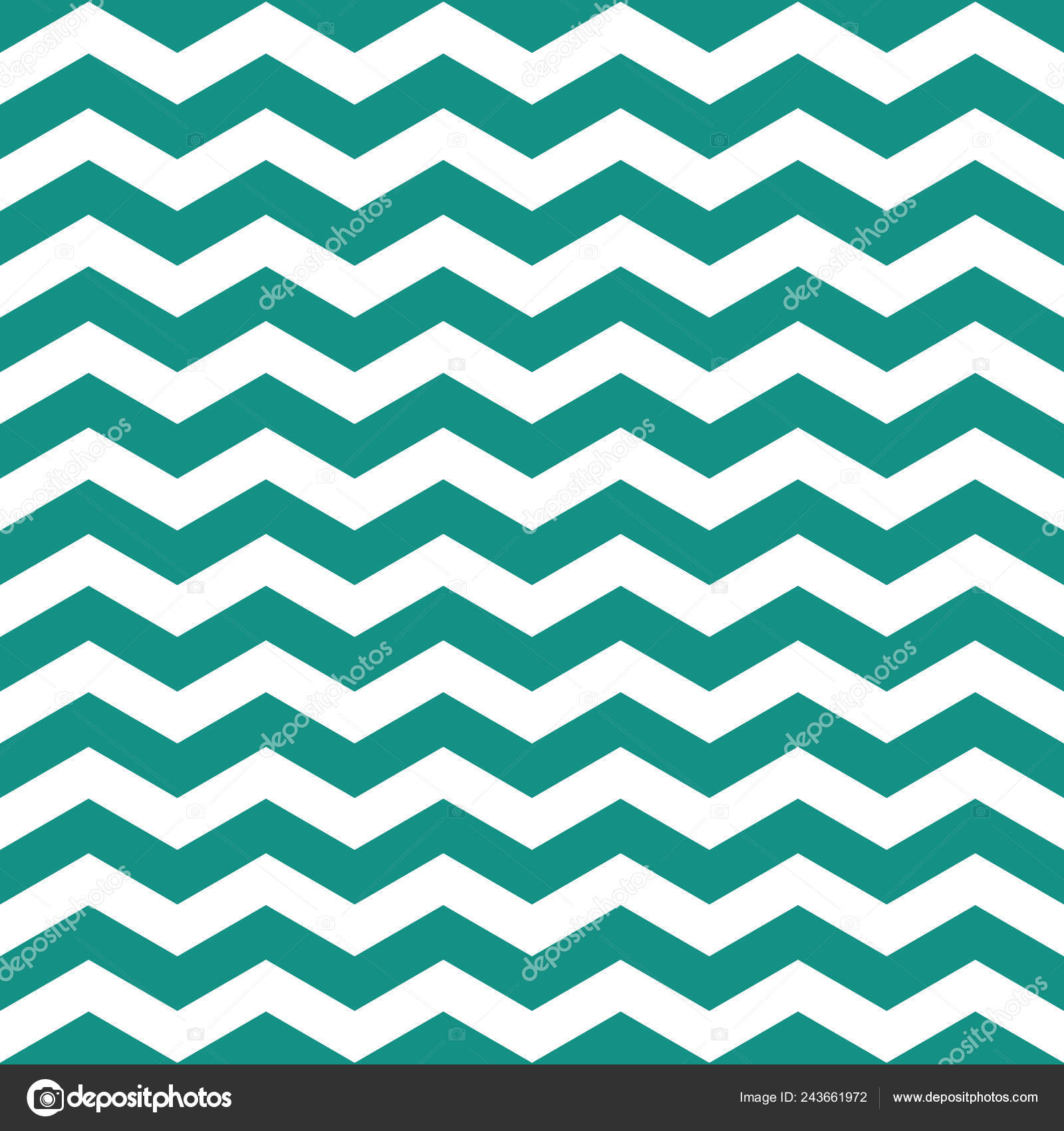 Teal Chevron Pattern