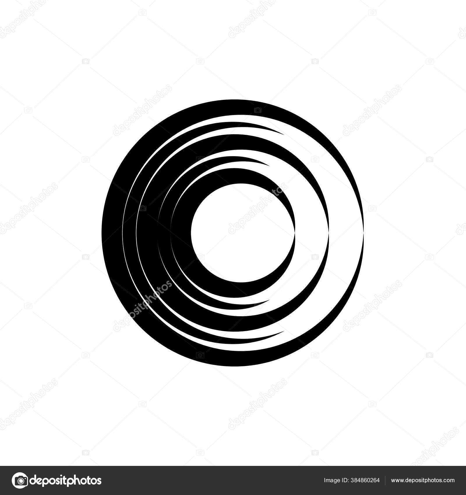 Circle Blue Tornado Logo Symbol Isolated Abstract Hurricane Logo Symbol ...