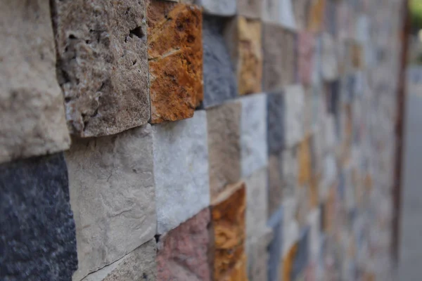 New Colored Wall Made New Cutted Stone Texture Pattern Structued ...