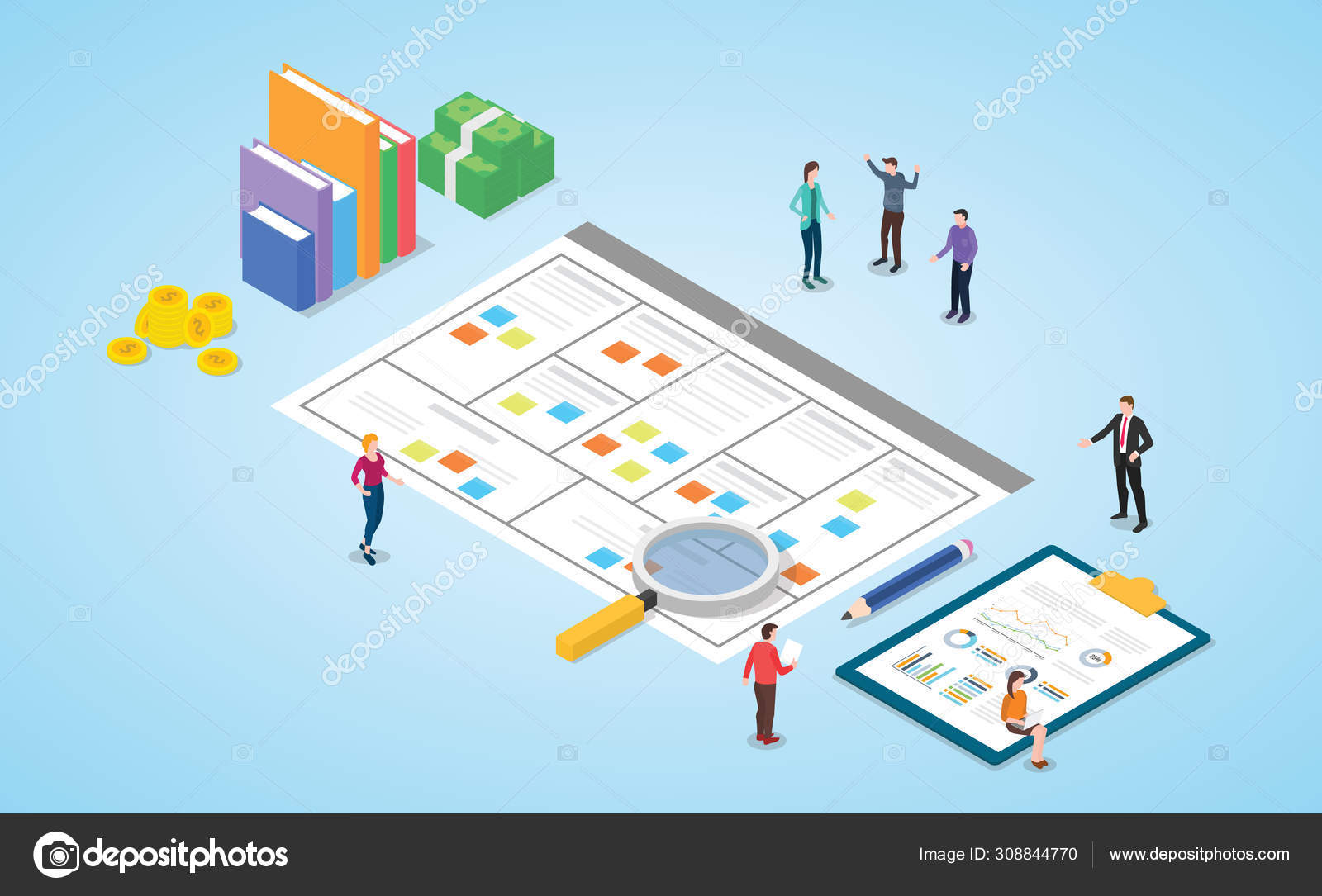 Infographic Business Model Canvas