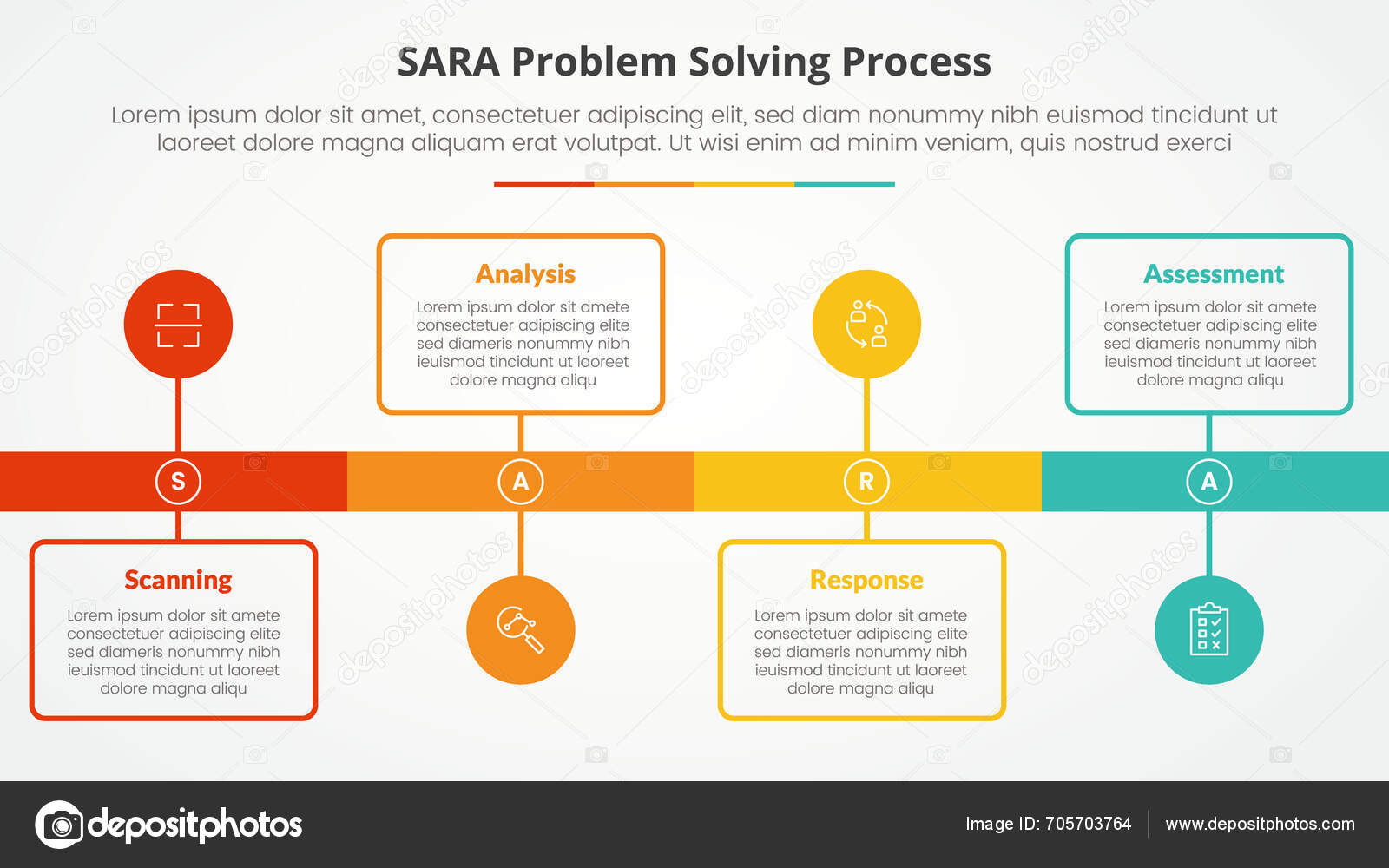 Sara Model Problem Solving Infographic Concept Slide Presentation ...
