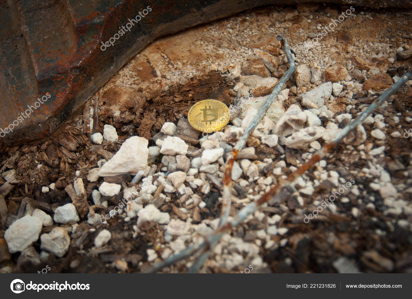 Bitcoin Anvil Mine Forge — Stock Editorial Photo © DFFoto #221231826