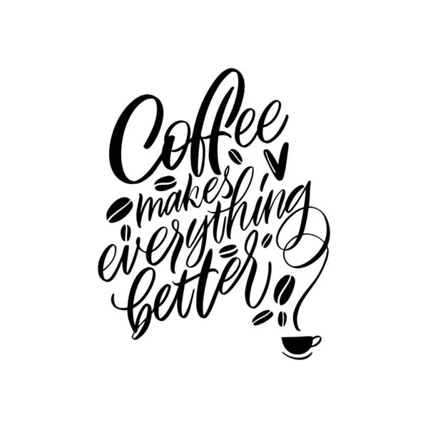 Its a coffee oclock. Calligraphy style quote. Graphic design lifestyle ...