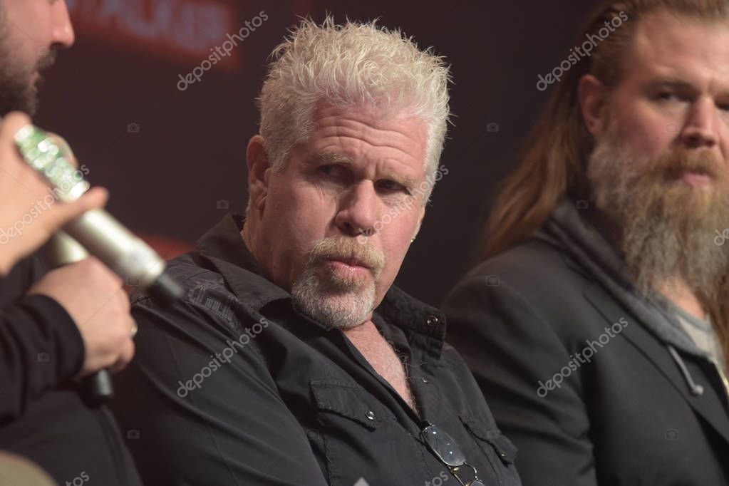 MANNHEIM, ALEMANIA - 17 MAR 2018: Ron Perlman (* 1950, actor, Hellboy ...