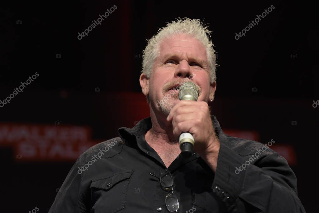 MANNHEIM, ALEMANIA - 17 MAR 2018: Ron Perlman (* 1950, actor, Hellboy ...