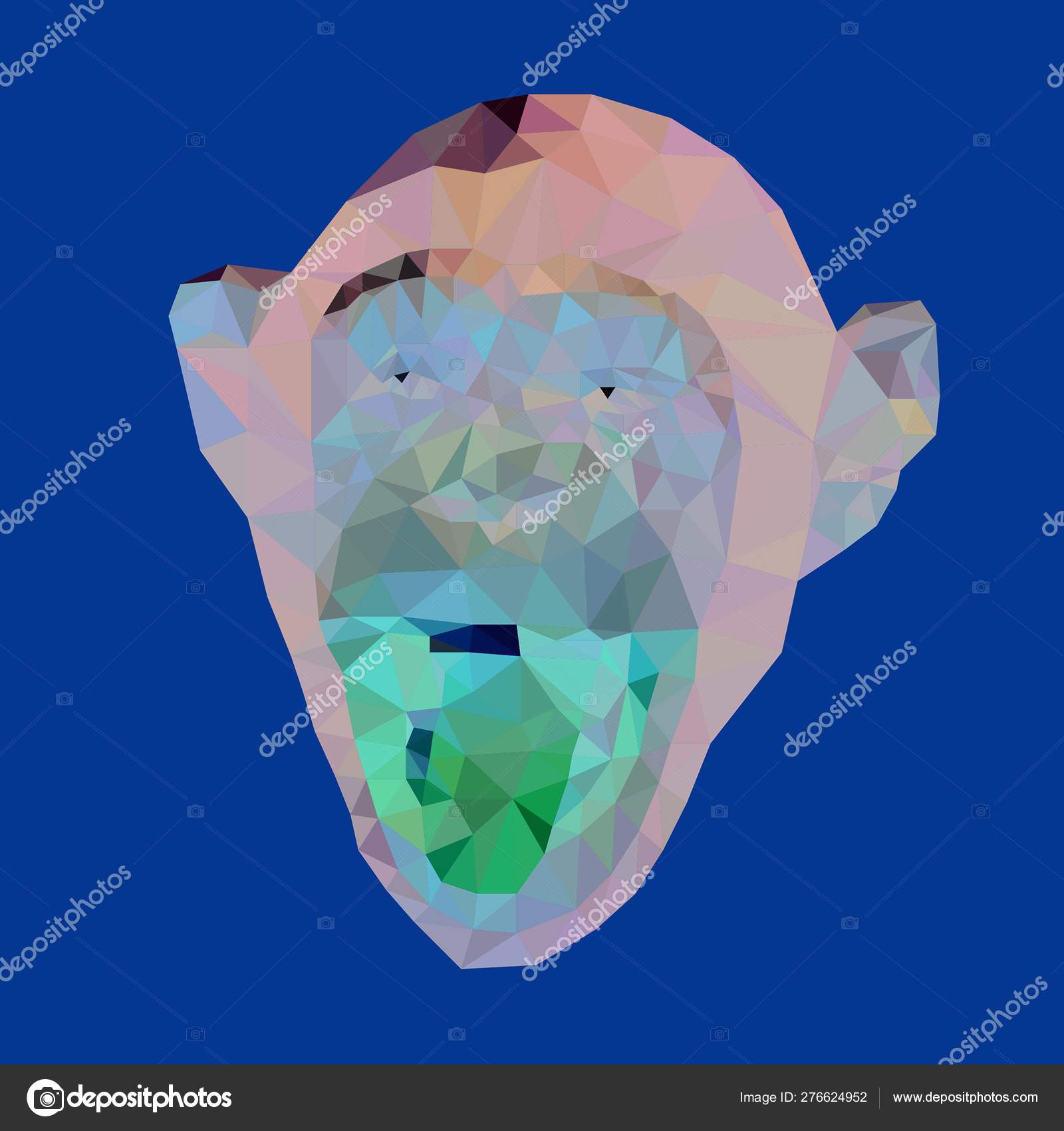 Illustration of smiling ape Stock Vector Image by ©moscowcasual #276624952