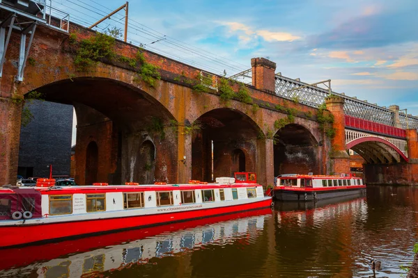 Castlefield Inner City Conservation Area Manchester Stock Photo by ...