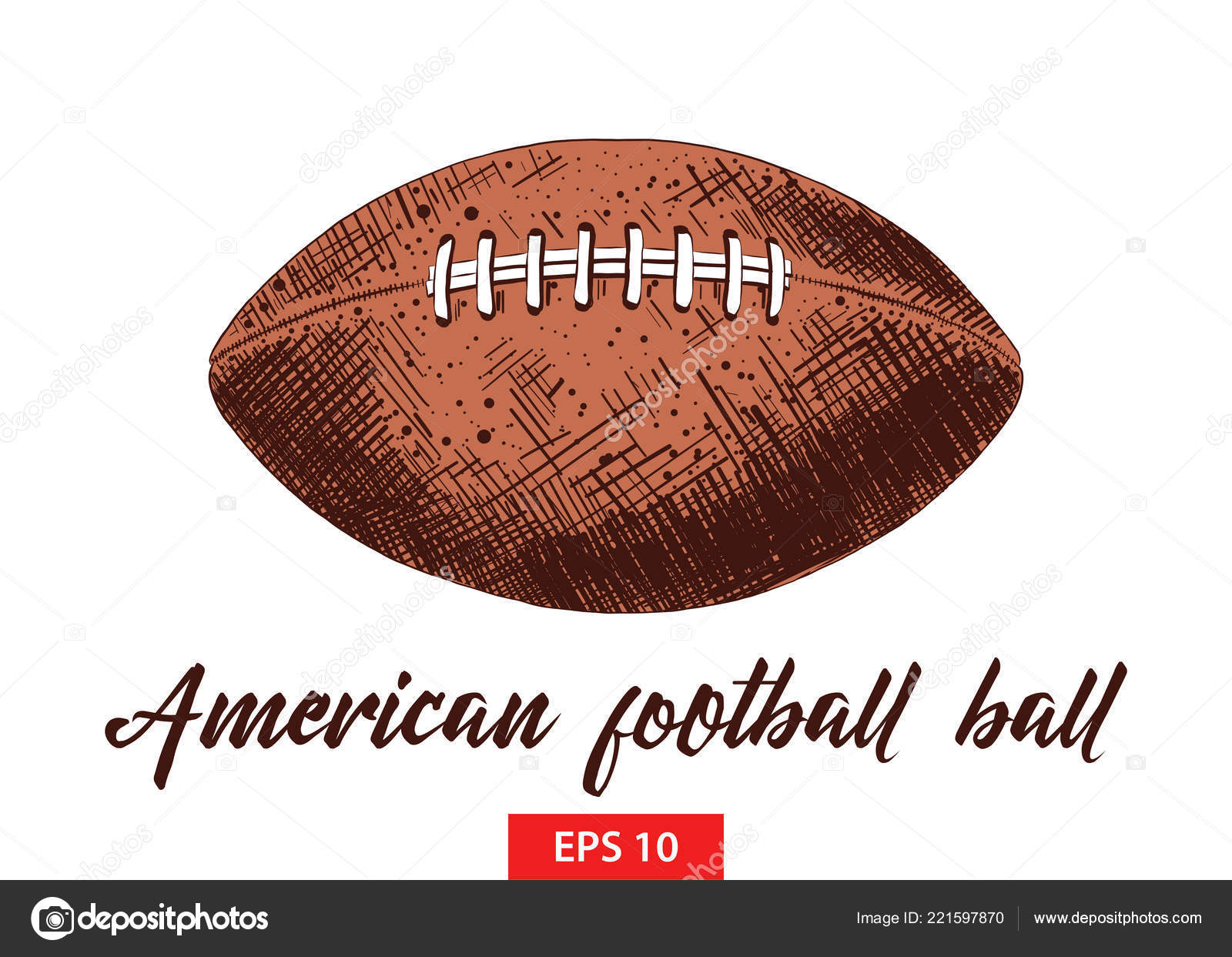 Old Football Vector
