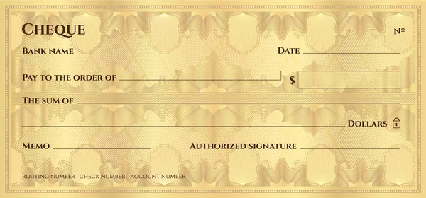 Watermark Security Personal Checks — Stock Vector © cteconsulting #11576963