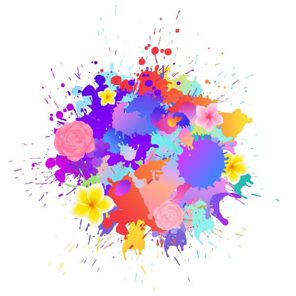 Manchas en diferentes colores Imágenes Vectoriales, Gráfico Vectorial ...