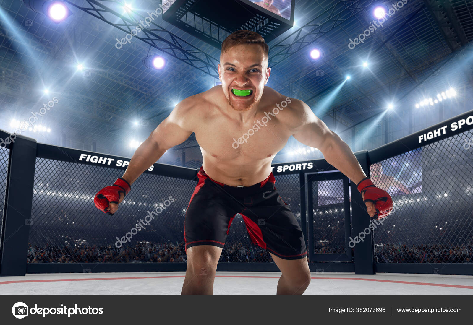 Mma Fighter Fighting Championship — Stock Photo © arturdidyk@gmail.com ...