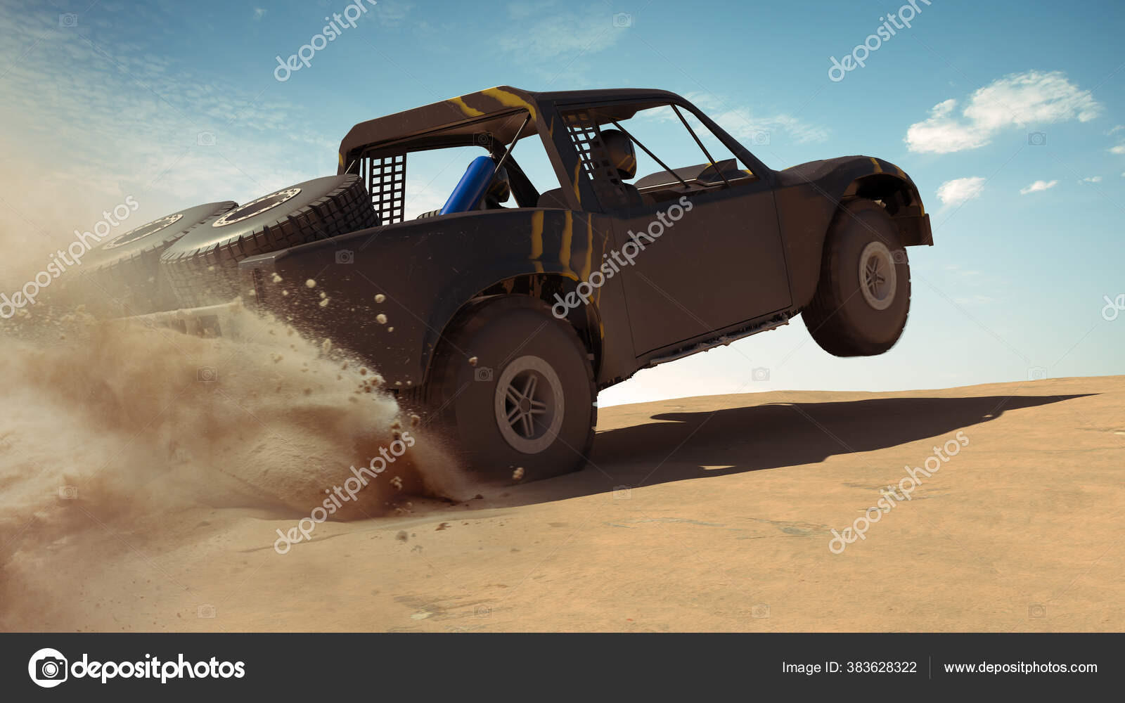 Trophy Truck Desert Stock Photo by ©arturdidyk@gmail.com 383628322