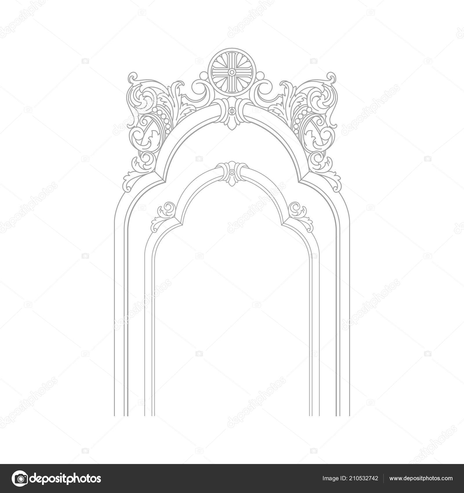 Vintage Arch Vector Stock Vector by ©polina21 210532742