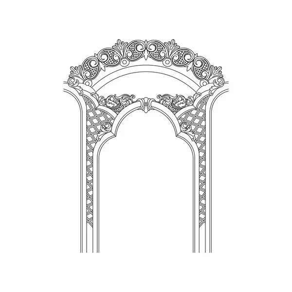 Vintage Arch Vector Stock Vector Image by ©polina21 #210532748